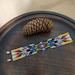 Cherokee Style Vibrant Patterns Native America Inspired Bead Bracelet ...