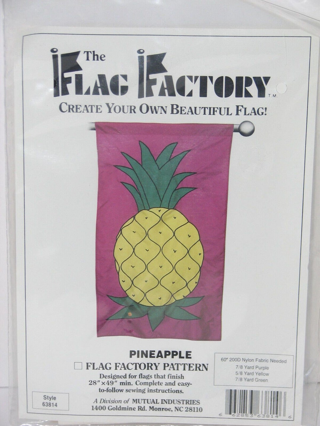 The Flag Factory PINEAPPLE Pattern Create Your Own Flag - Etsy