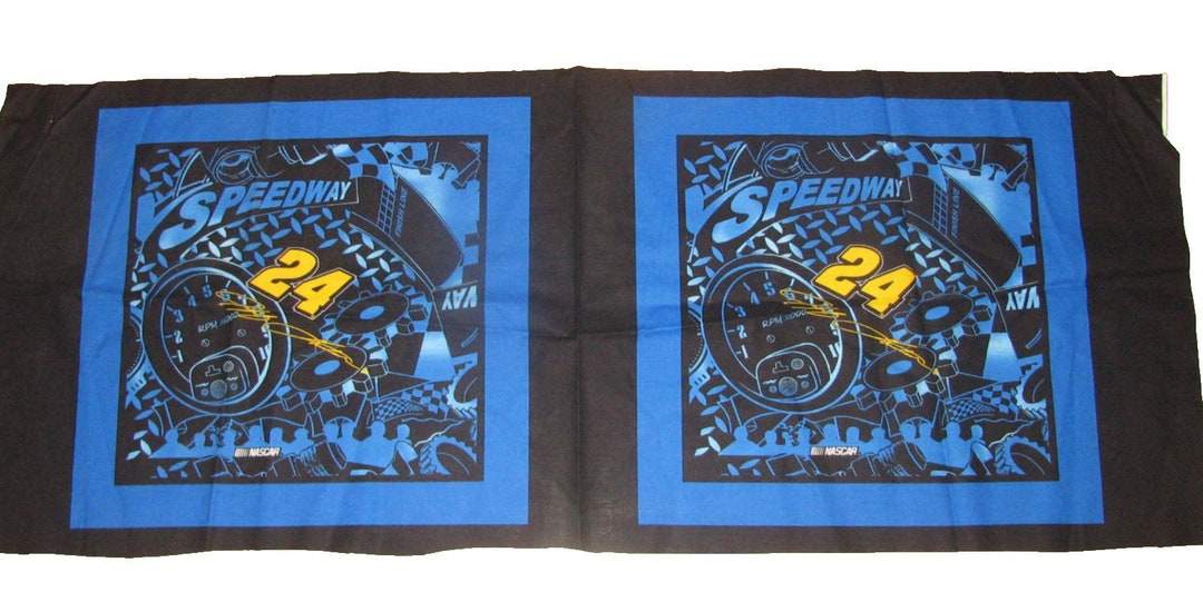NASCAR Jeff Gordon 24 Blue Fabric Panel 2004 by Spring - Etsy