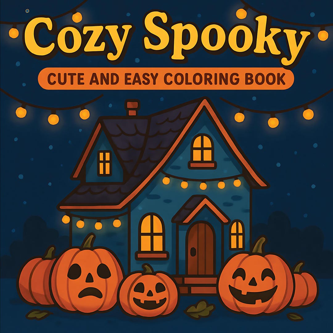 20 Spooky Cute Halloween Coloring Pages, Cute Kawaii Spooky Fun ...