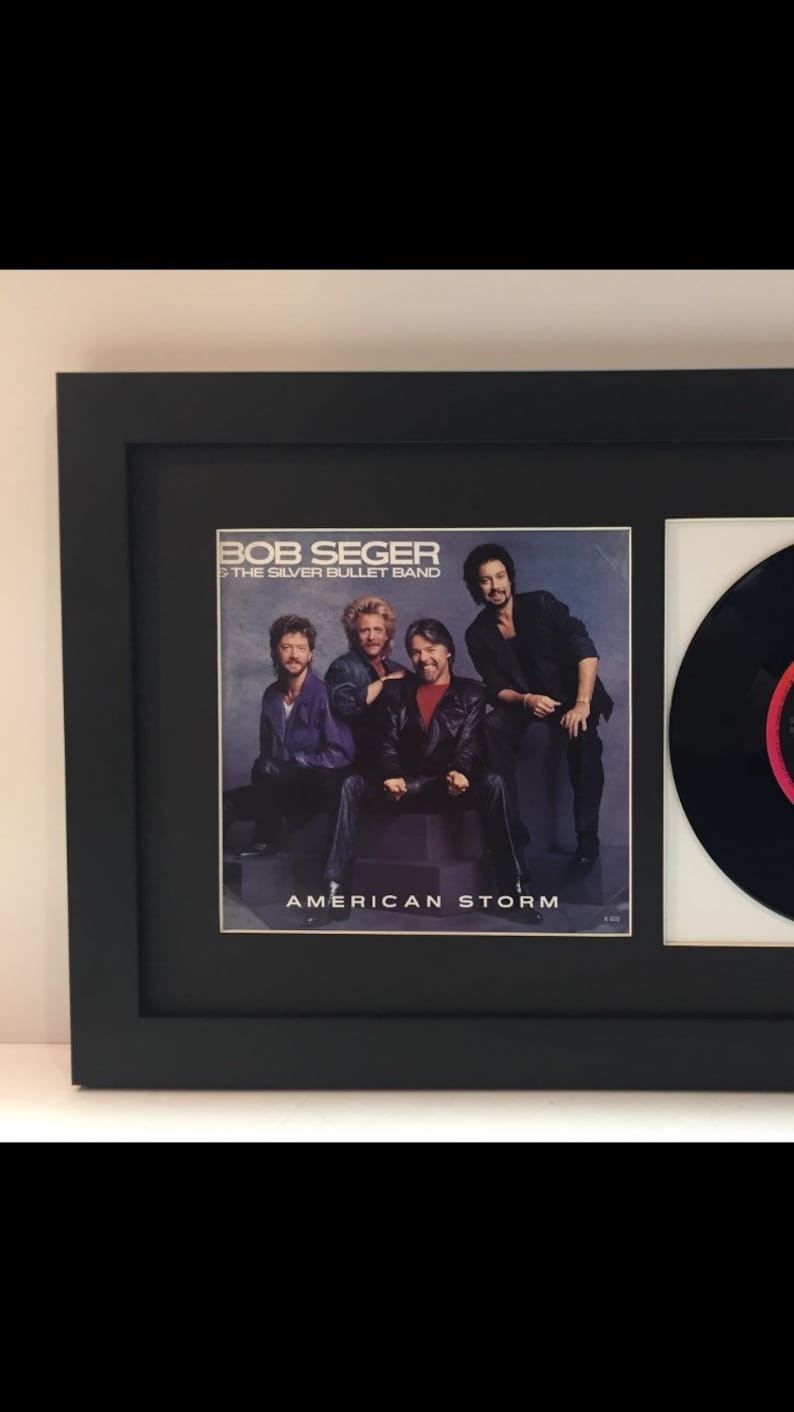 45 Rpm Record Picture Frame Displays Sleeve and 7" Vinyl - Etsy