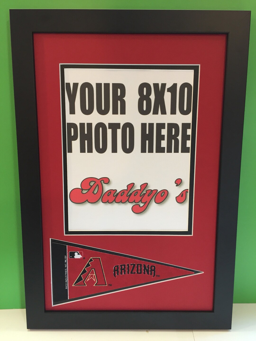 Arizona Diamondbacks Custom Picture Frame W/ Mini Penant 8x10 Photo ...