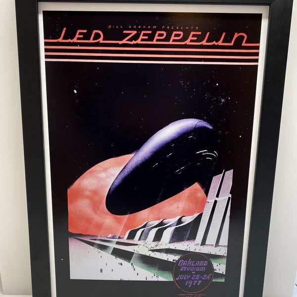 Led Zeppelin Concert Poster - Etsy