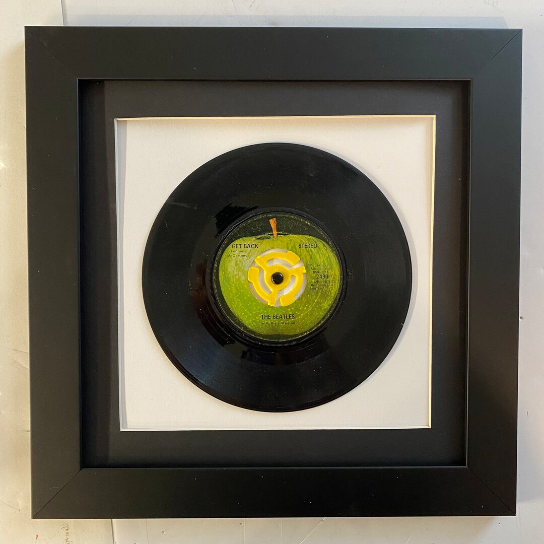 Beatles Get Back 45 Rpm Framed 7” Single - Etsy