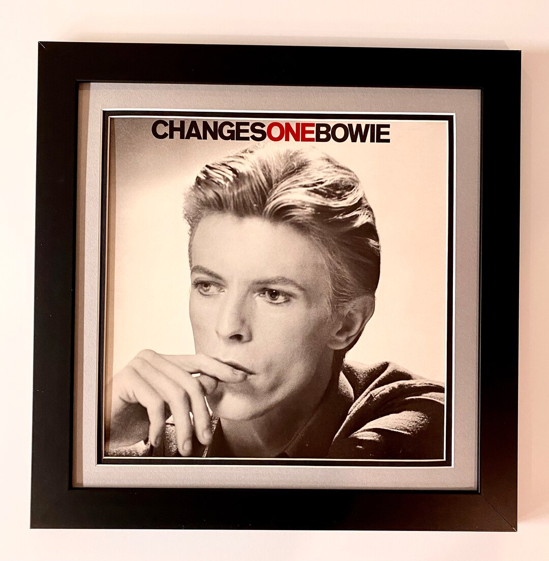 David Bowie Changes One Vintage Framed Lp Vinyl Record Jacket - Etsy