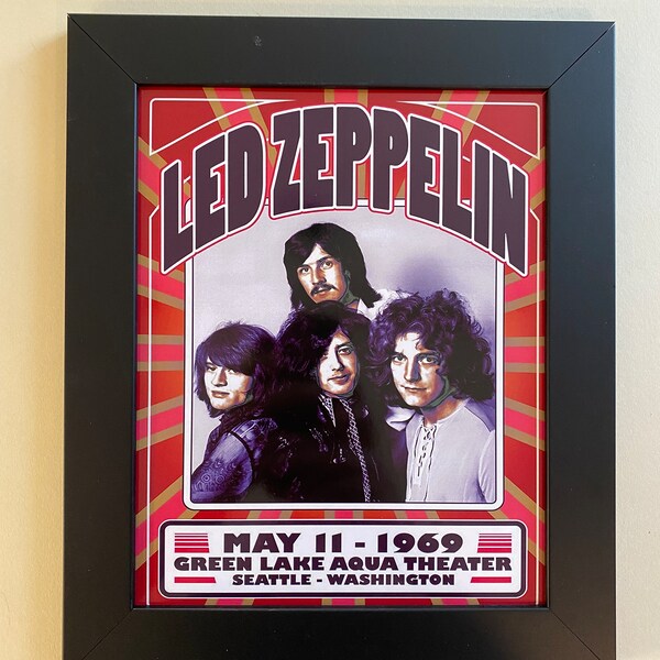 Led Zeppelin Seattle - Etsy