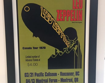 Led Zeppelin Concert Poster | Etsy
