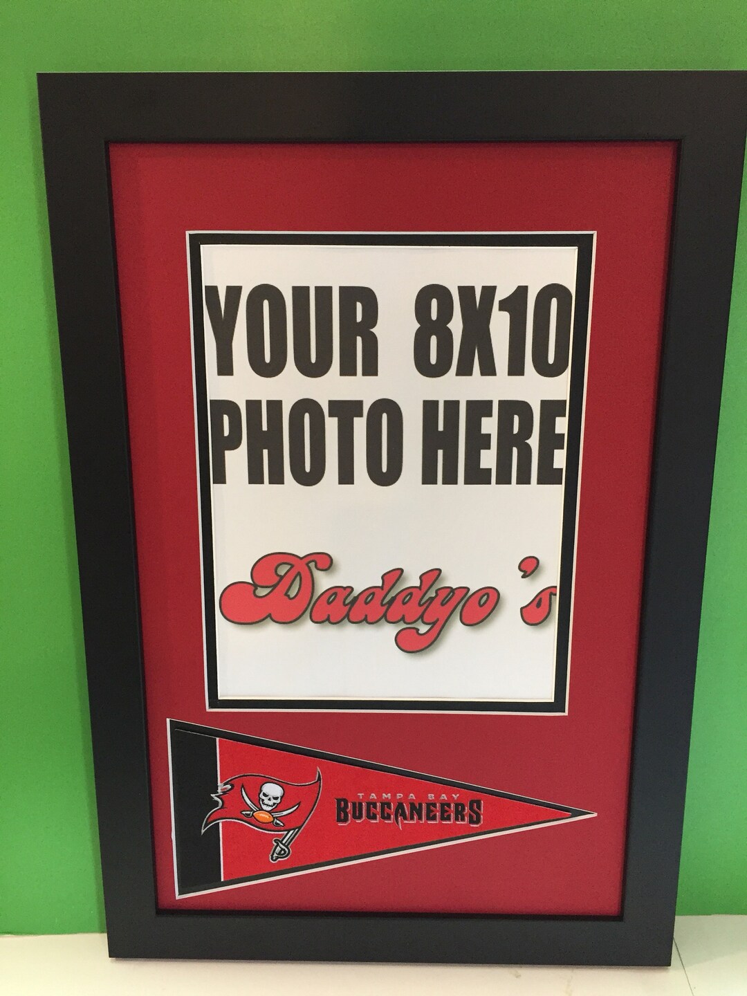 Tampa Bay Buccaneers Picture Frame W/ Mini Pennant 8x10 Photo - Etsy