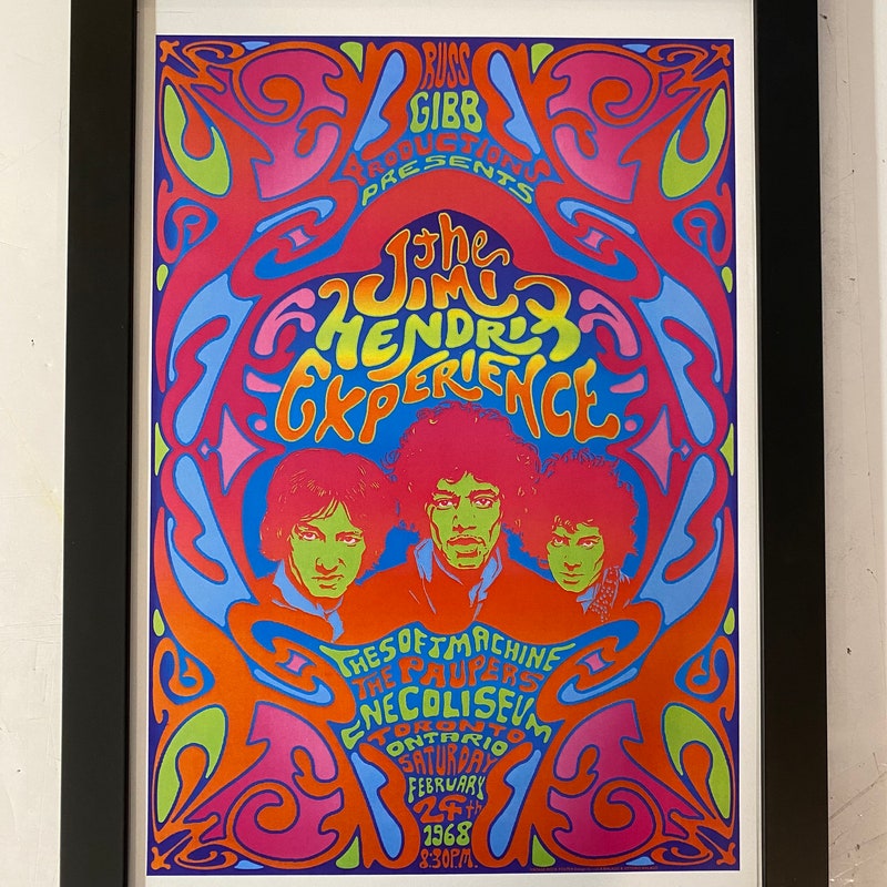 Jimi Hendrix Poster - Etsy