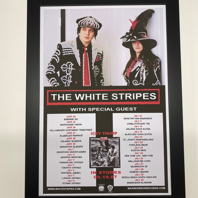 White Stripes Poster - Etsy