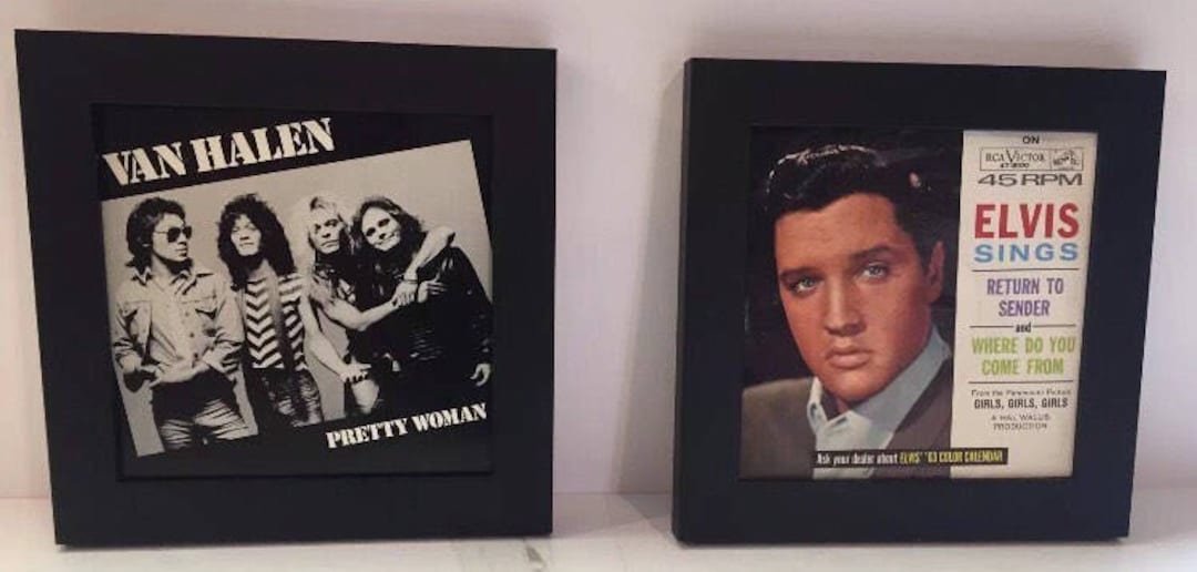 Lot of 2 45 RPM Record Frames Display Your 7" Vinyl Records - Etsy