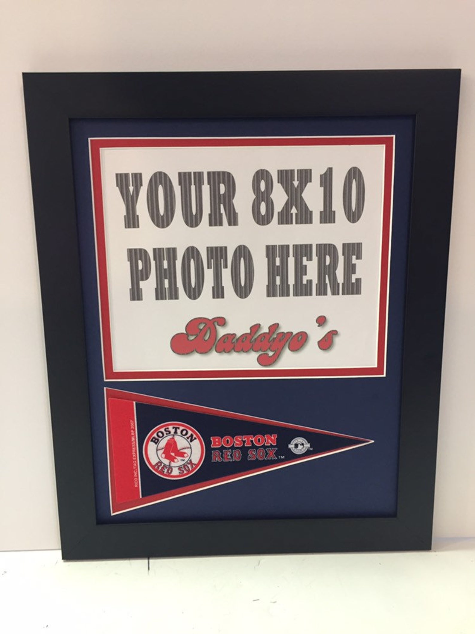 Boston Red Sox Picture Frame W/ Penannt Displays 8x10 Photo - Etsy