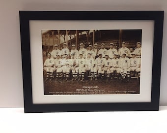 Chicago Cubs 1908 World Series Champions Panoramic Canvas Print - Etsy