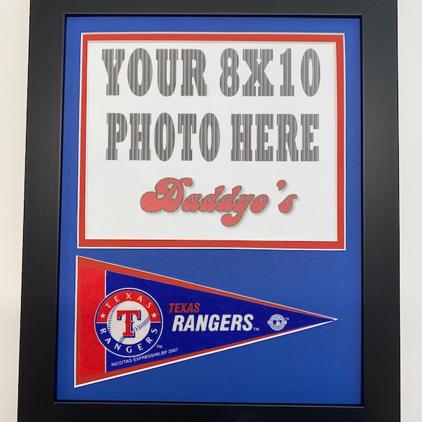 Texas Rangers World Series Picture Frame - Etsy
