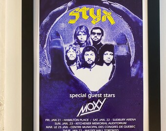 Live Aid Framed Concert Poster Queen Black Sabbath David Bowie - Etsy