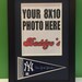 New York Yankees Custom Picture Frame W/ Pennant Fits 8x10 Photo - Etsy