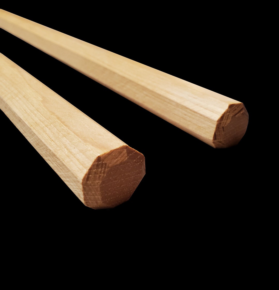 Octagon Escrima Kali Arnis Sticks - Appalachian Hickory One Pair By ...