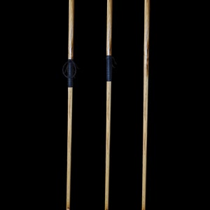 1-1/8 In. Hickory Staff 60 In. With Leather Handle and Wrist Strap. - Etsy