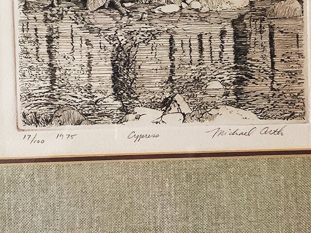 Retro Era Artist Signed in Pencil Print by Michael Arth Titled - Etsy