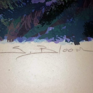 LAKESIDE by Steve Bloom Artist Proof Signed in Pencil - Etsy