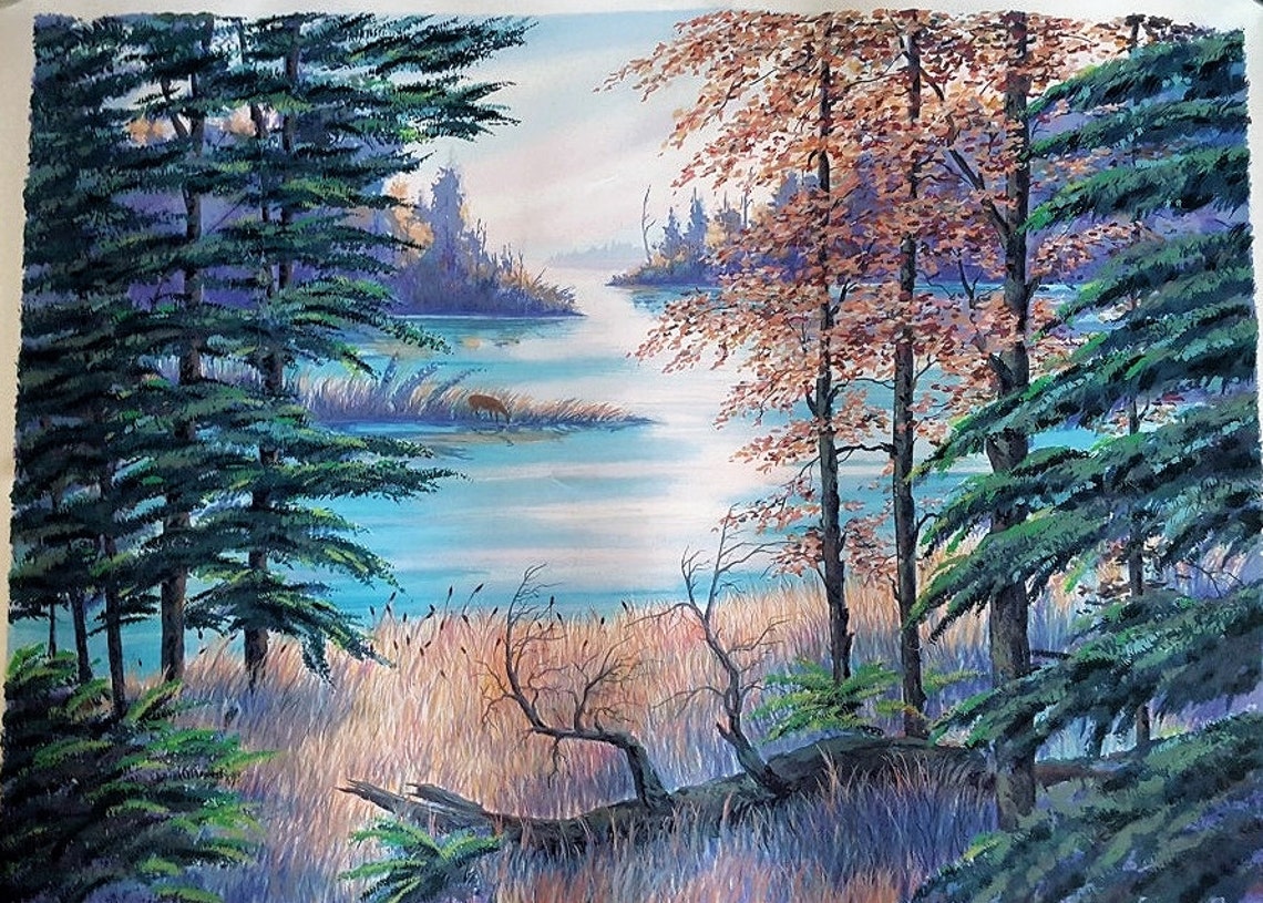 LAKESIDE by Steve Bloom Artist Proof Signed in Pencil - Etsy