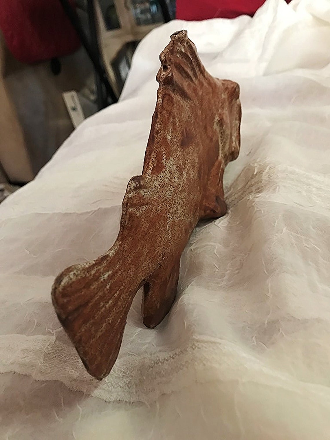 Detailed and Unique Terracotta Fish From Mexico and Signed by - Etsy