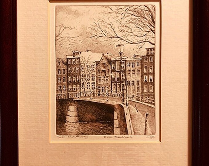 Bart Reindersma Original Heliogravure of Anne Frank's Home Amsterdam 41/350 - Etsy