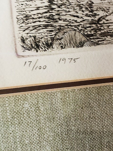 Retro Era Artist Signed in Pencil Print by Michael Arth Titled - Etsy