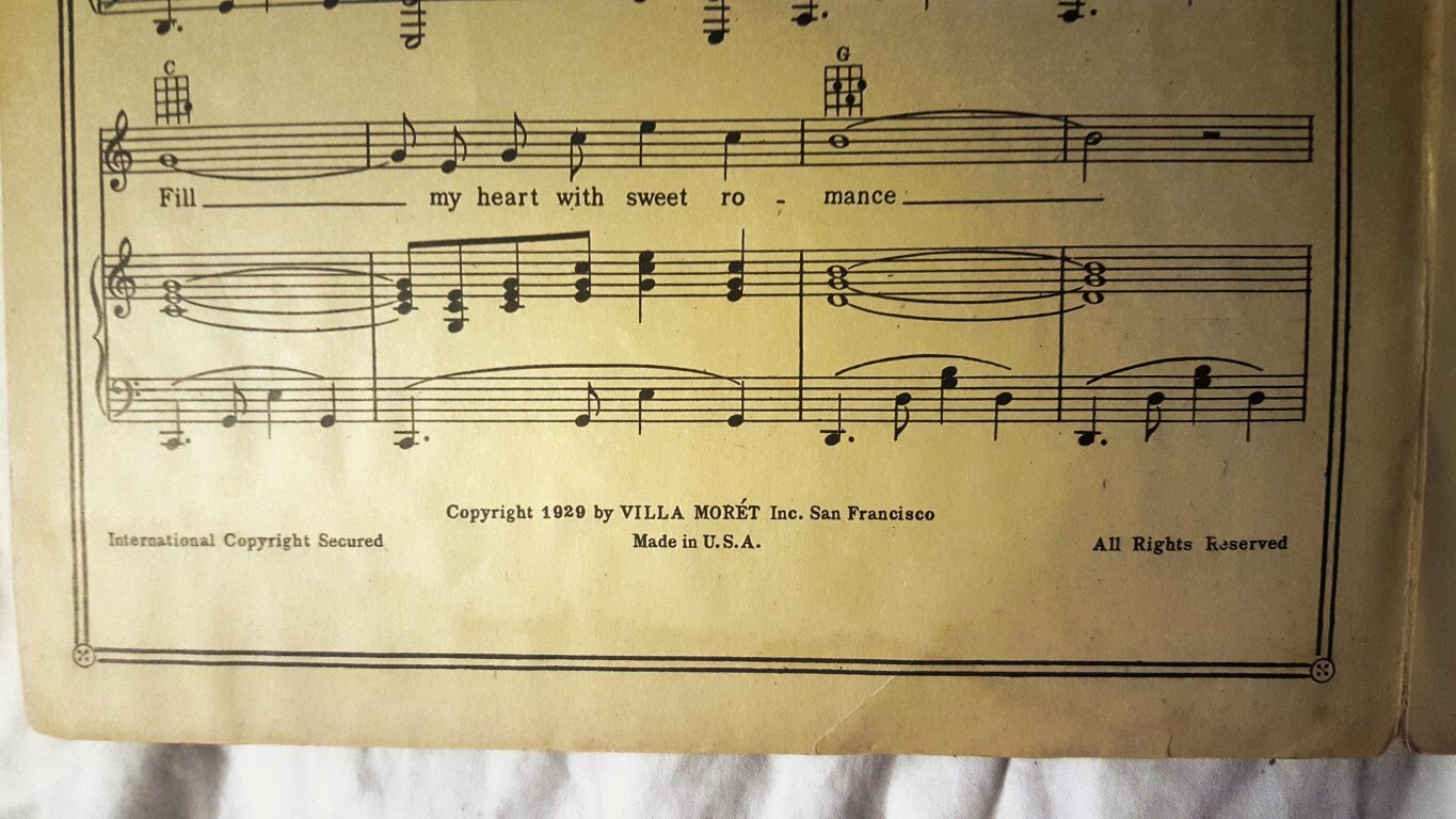 1929 Sheet Music WHEN It's SPRINGTIME in the ROCKIES Claude Sweeten ...