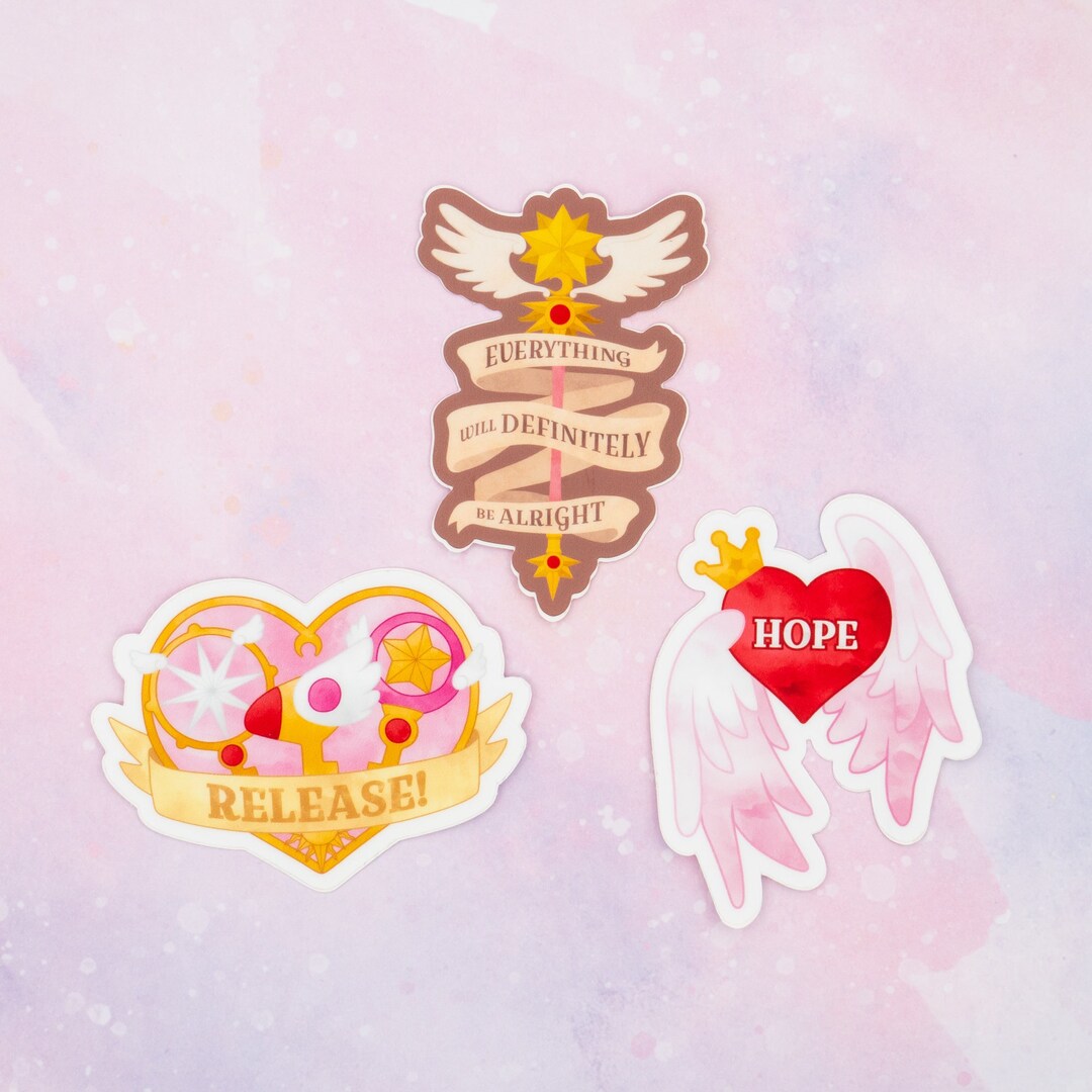 Magical Girl Vinyl Stickers / Release, Invincible Spell, Hope / CCS ...