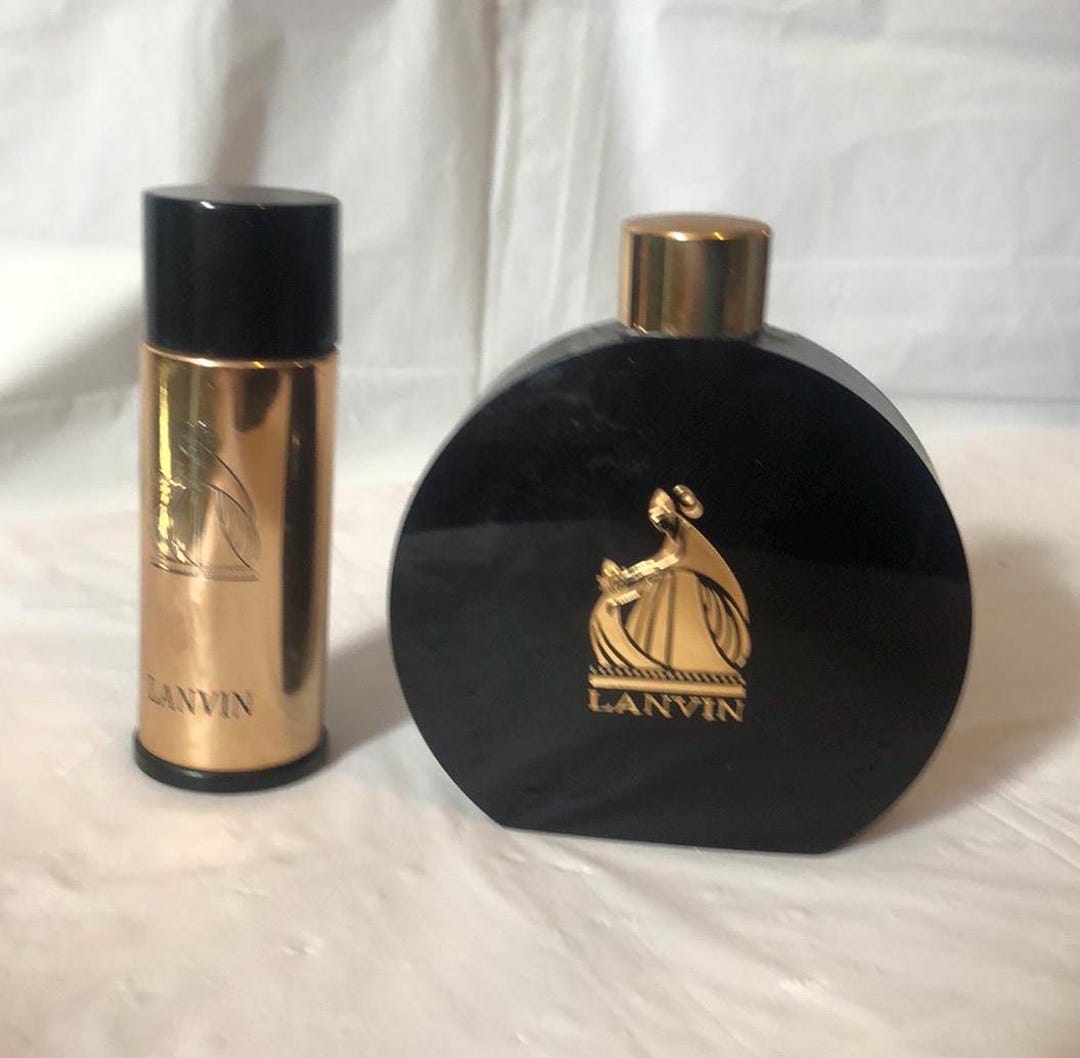 Lanvin Arpege Talc Full & Perfume Cologne 1/3 Full Vintage in Very Good ...