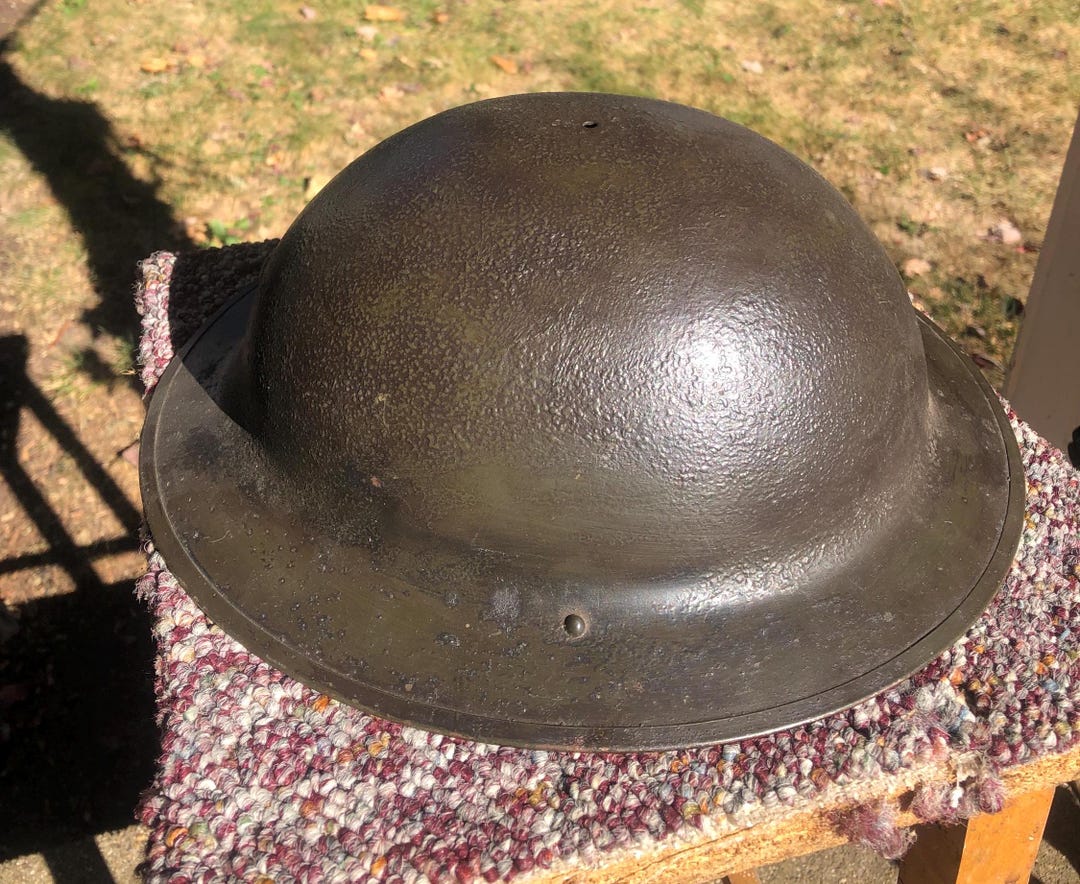 WWI WWII Brodie Aka Doughboy Aka Kelly Helmet Circa 1934 Marked A12 - Etsy