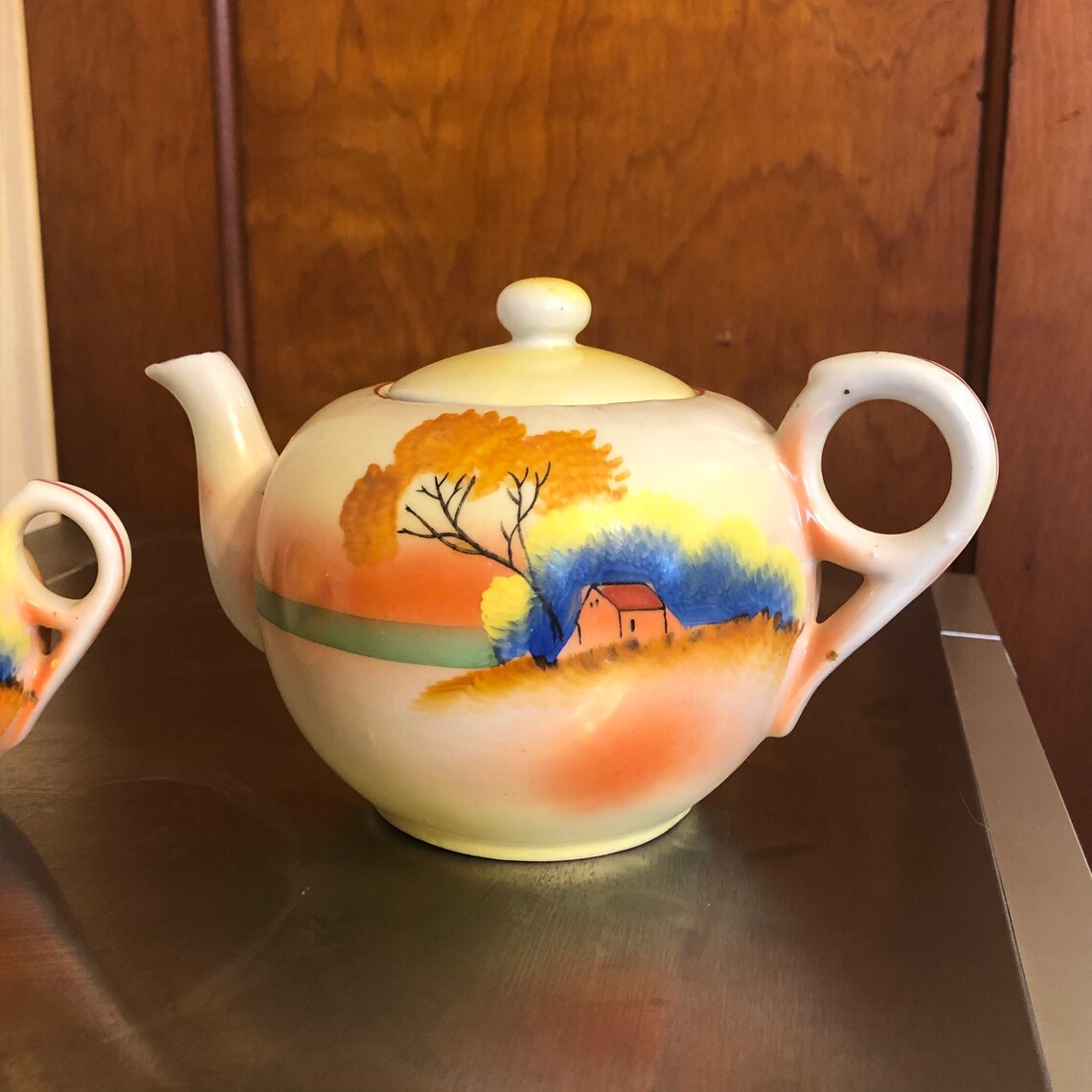 Tea set japan porcelain mid century home & tree at sunset | Etsy