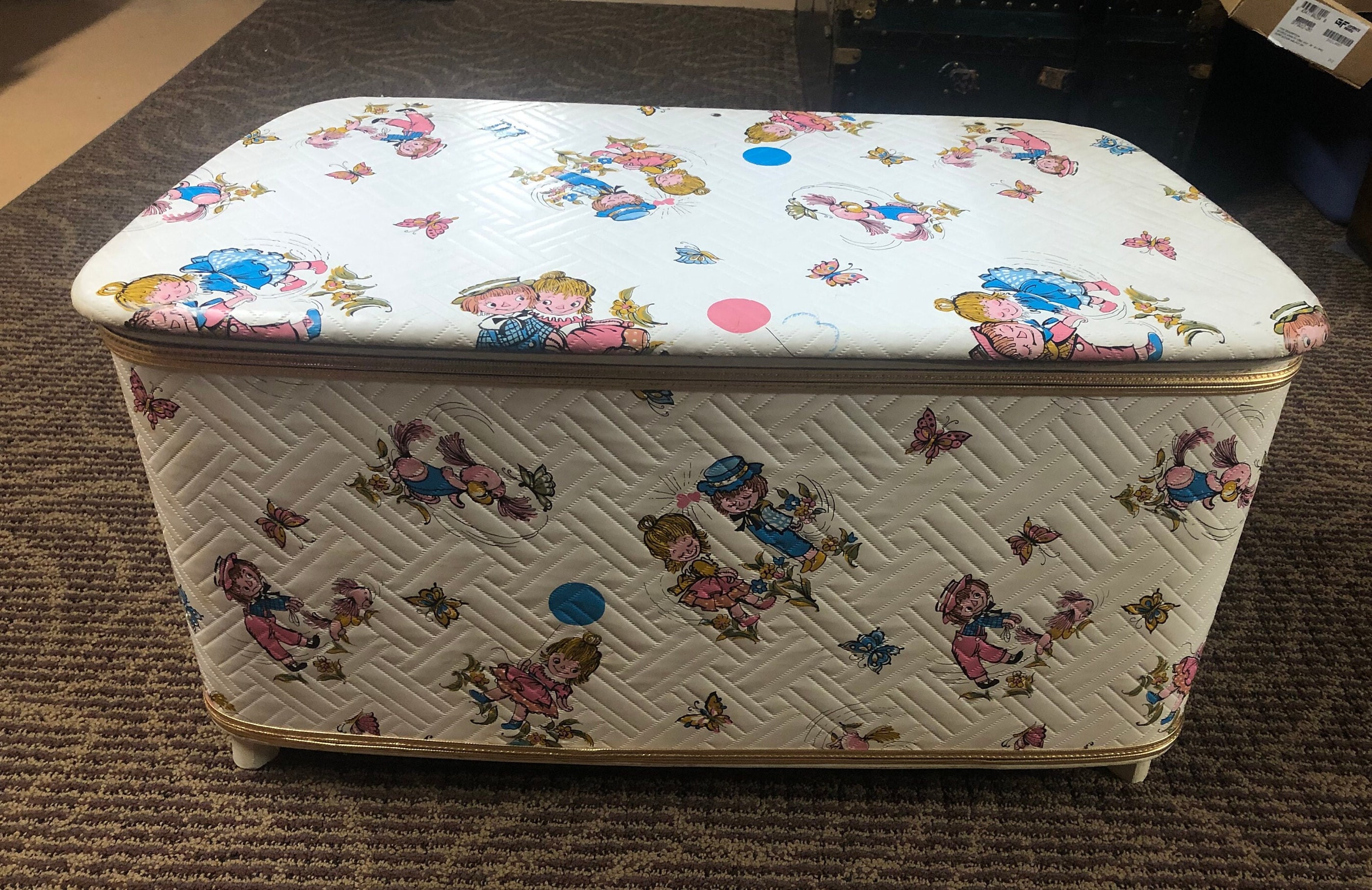 Mid century modern toy box store