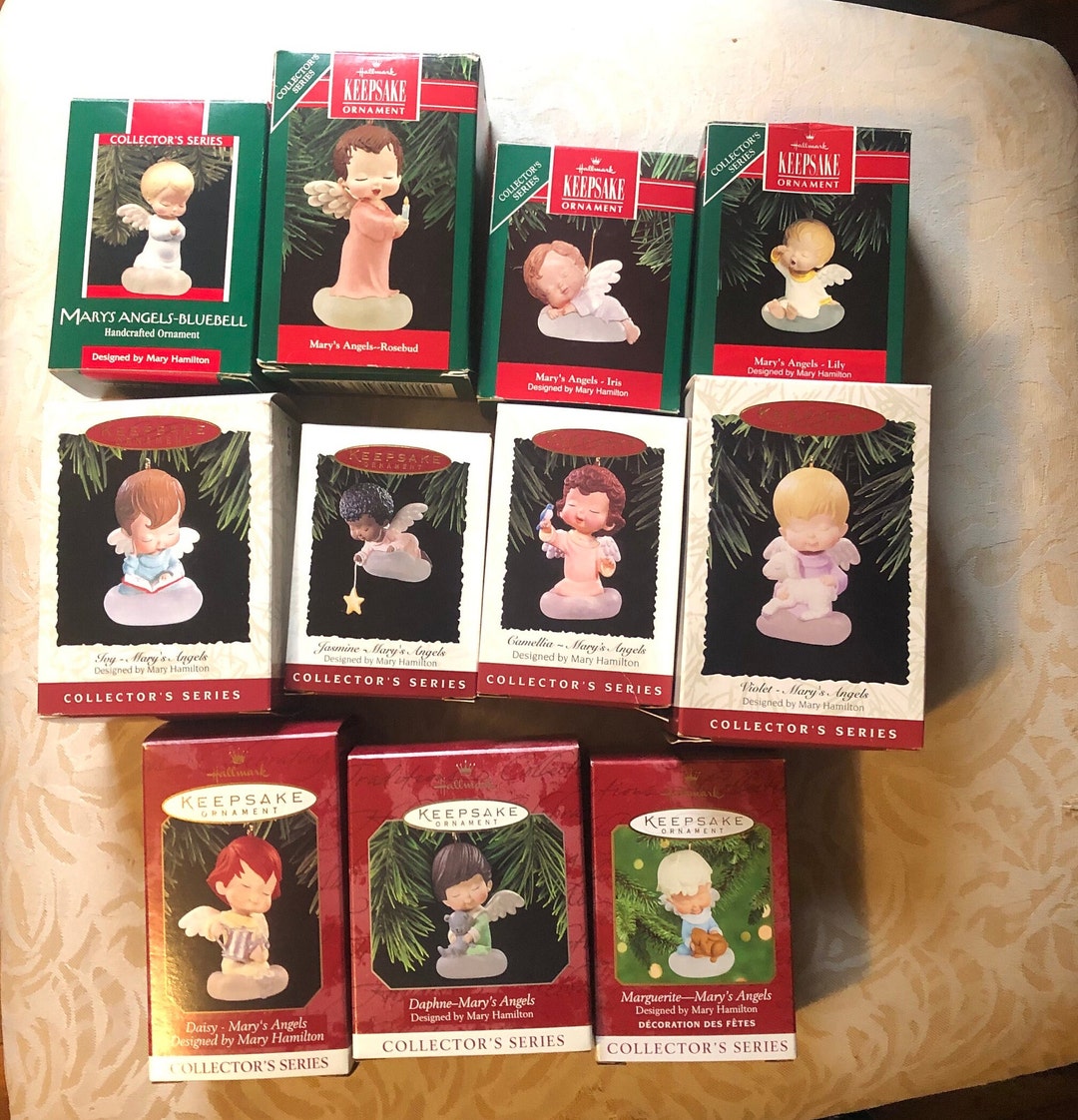 Mary’s Angels Hallmark Collection of 11 - All Mint in Box - Etsy