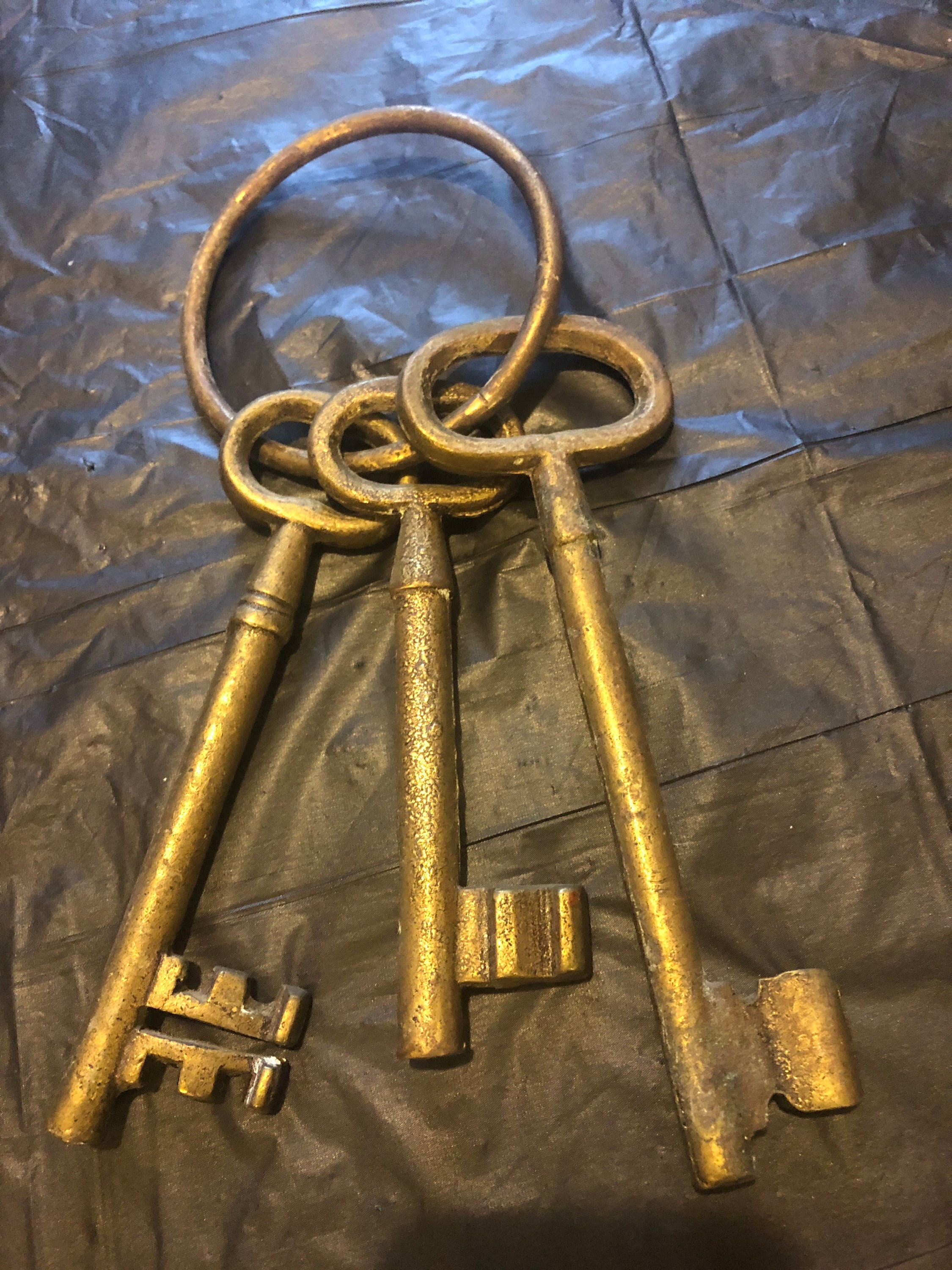 Old Brass Jail Key