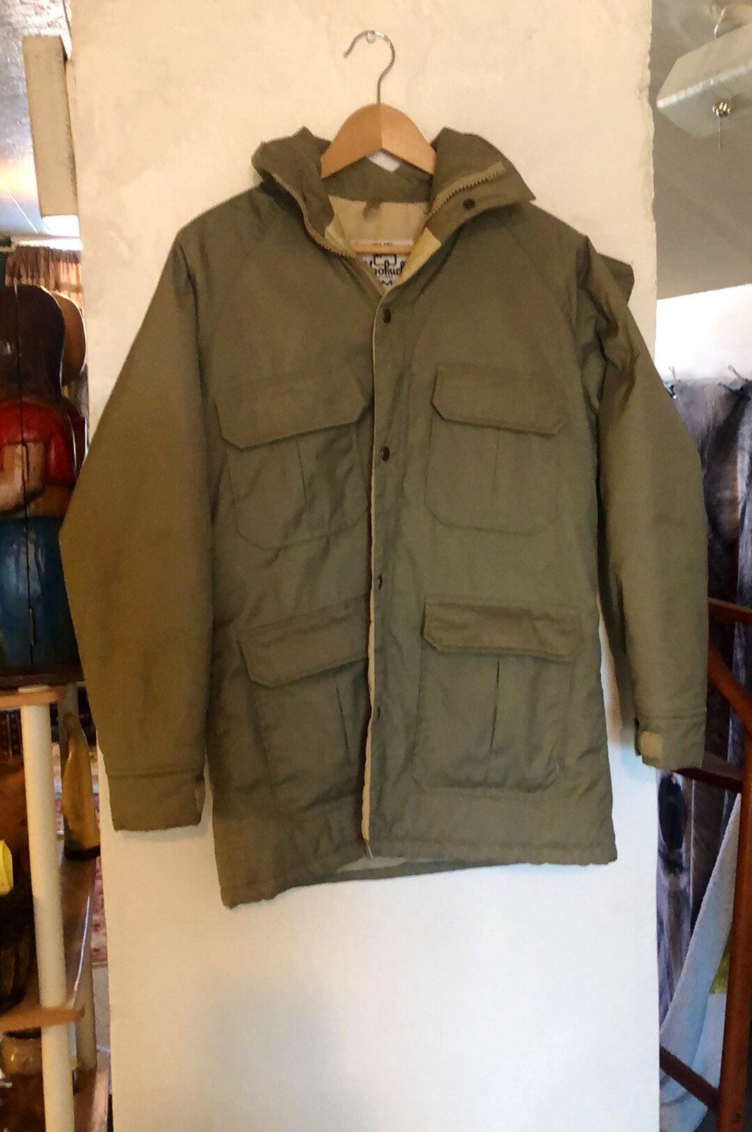 Barn Coat; the Woolrich Woman EUC Vintage Size Medium Hooded & Extra ...