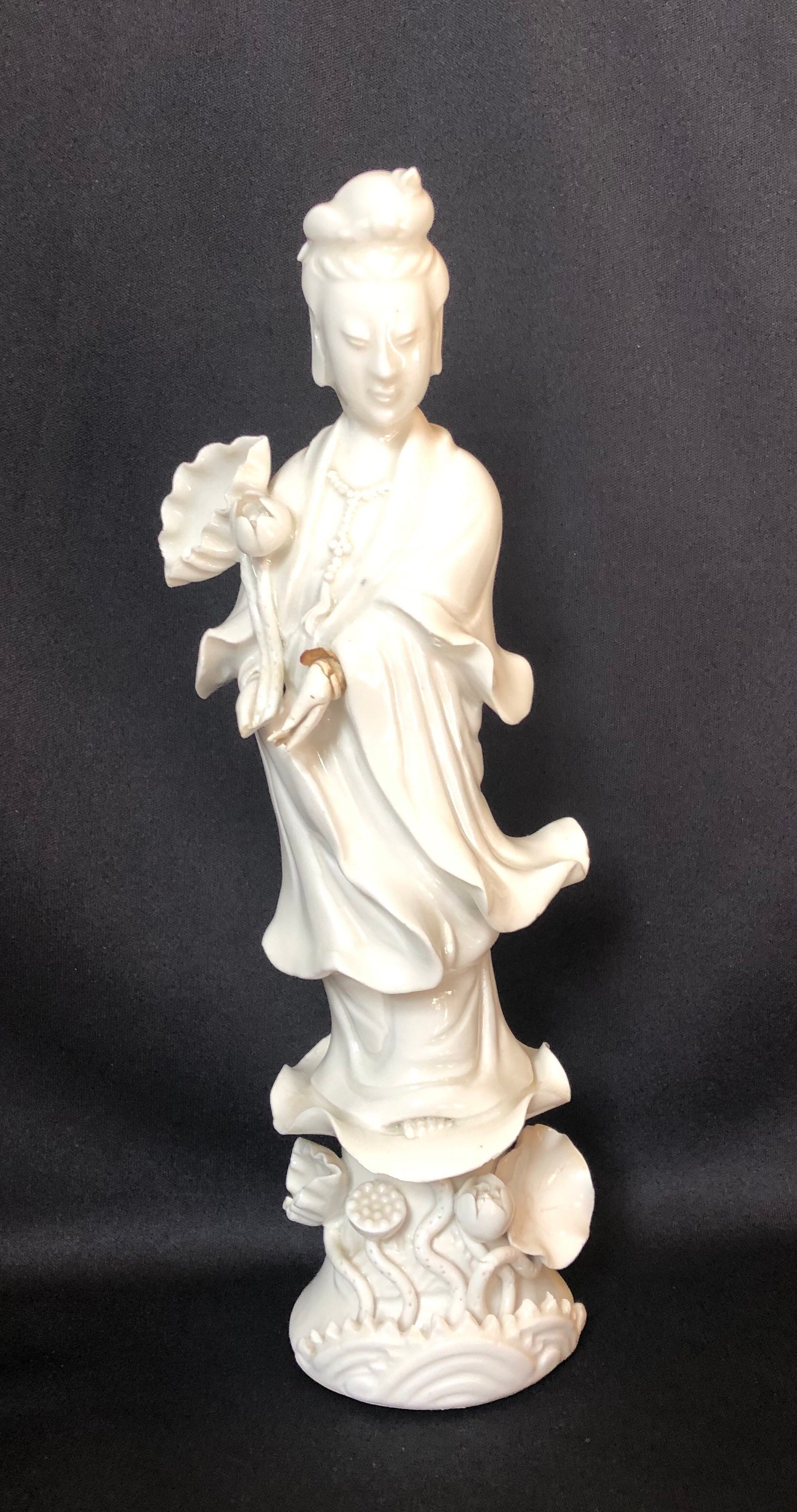 Kwan Yin Blanc de Chine Chinese God of Mercy female figure | Etsy