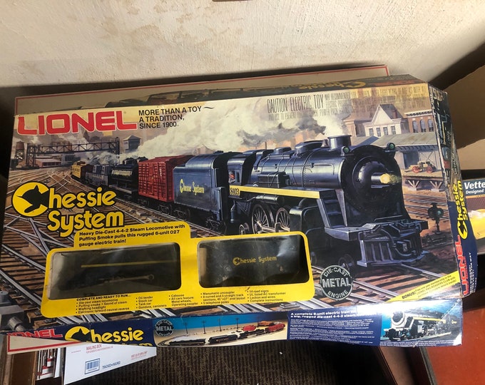 Lionel Chessie System Steam Locomotive Set Wirh 2 Extra Box Cars - Etsy