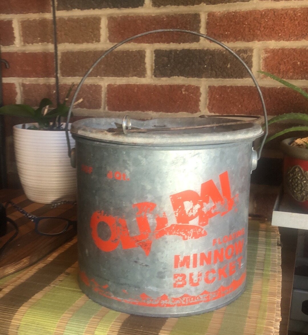 Old Pal Minnow Bucket Floating 88 F 8 Quart - Etsy