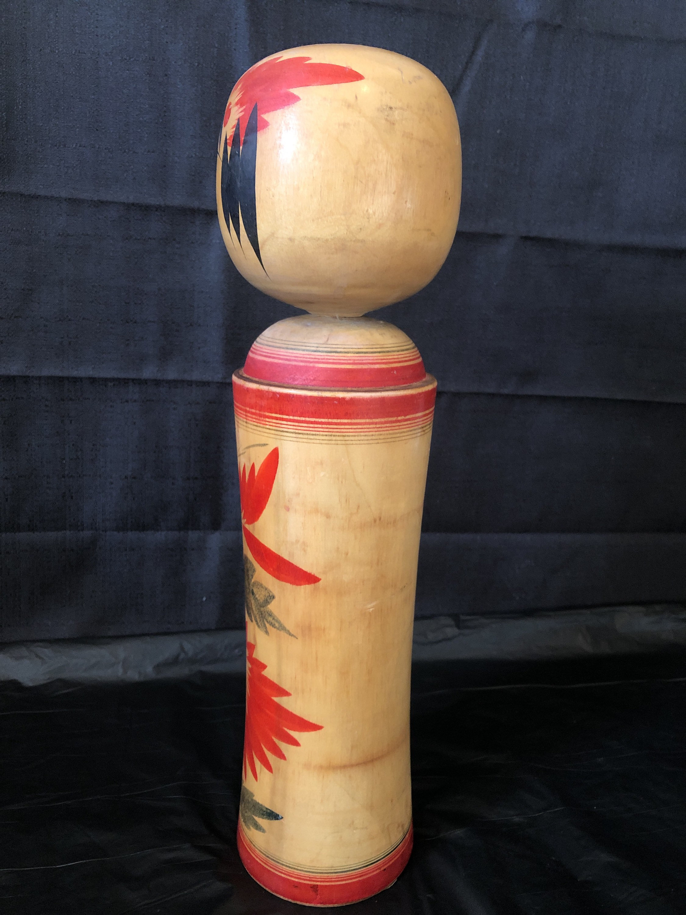 Vintage Narugo Kokeshi Doll: 1940s Hand-painted Japanese Folk Art, 18 ...