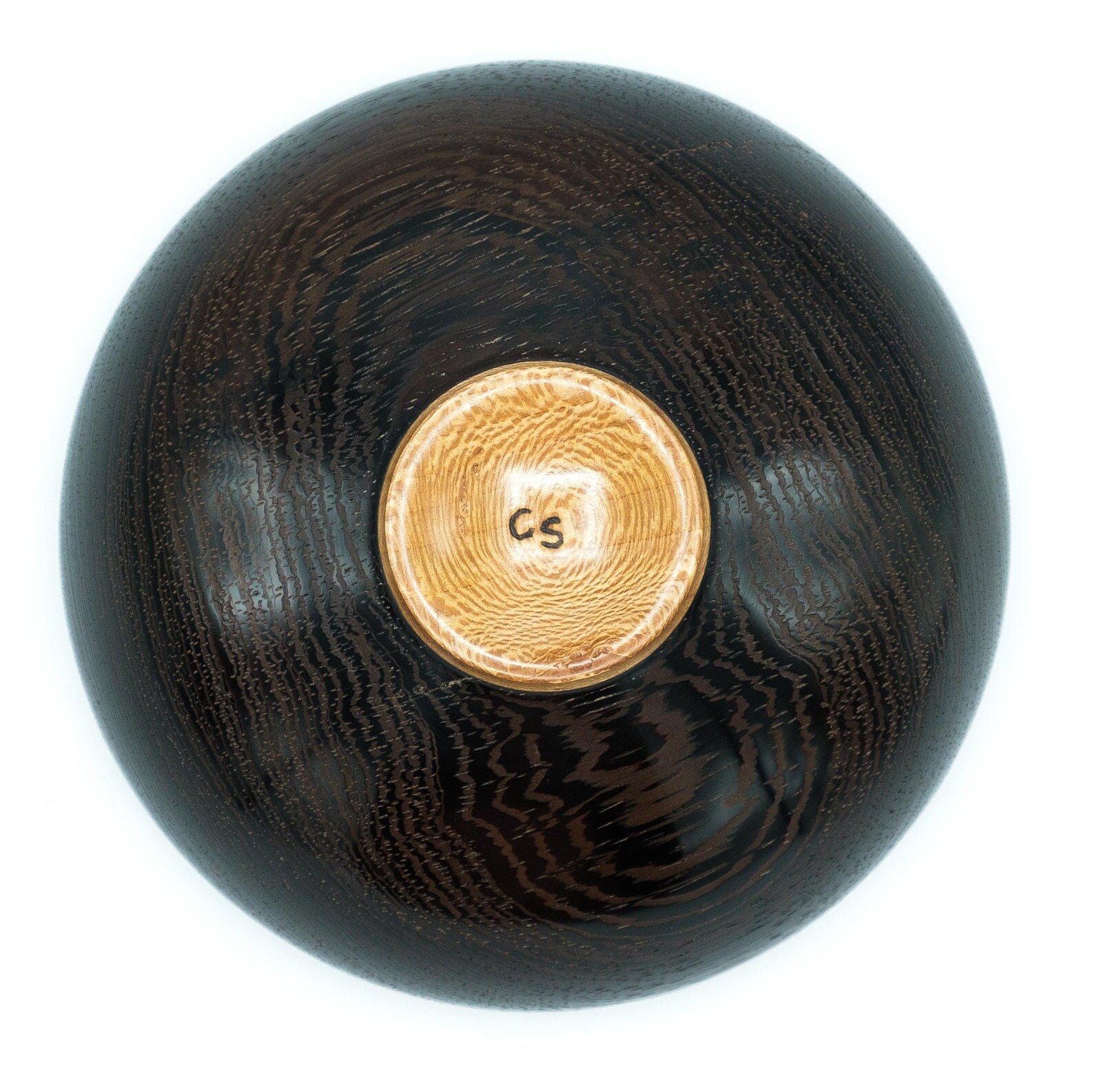 Wenge Base With Segmented Ring of Padauk and Lychee Woodturning - Etsy