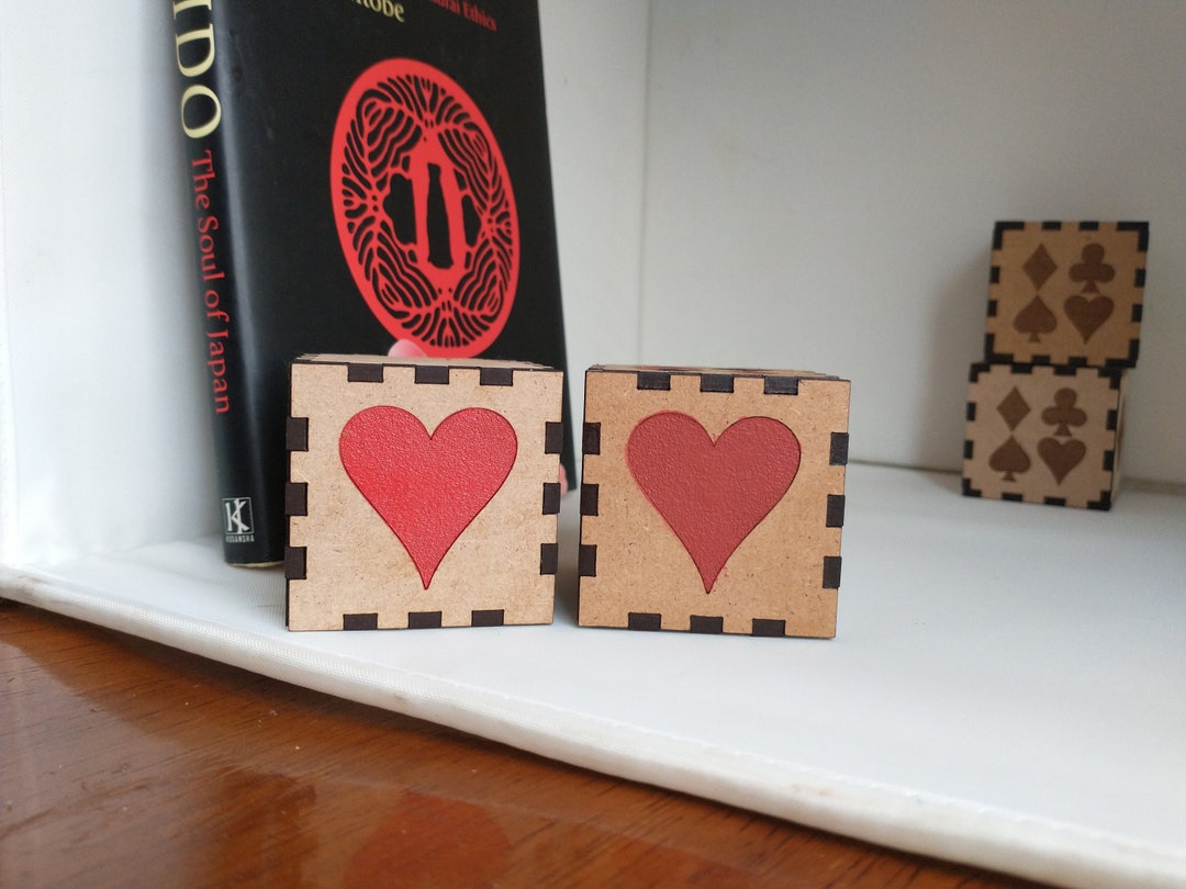 Euchre Cube, Laser Cut, Custom Engraved, Euchre Trump, Trump, Score ...