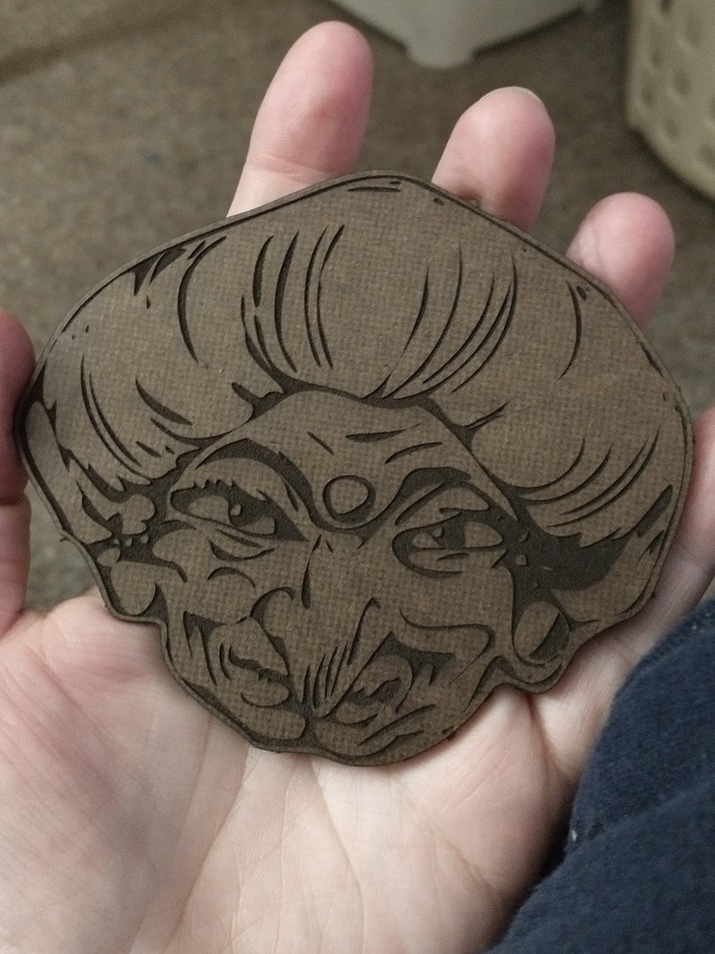 Yubaba Head Magnet Spirited Away Hand Drawn Hand Painted - Etsy