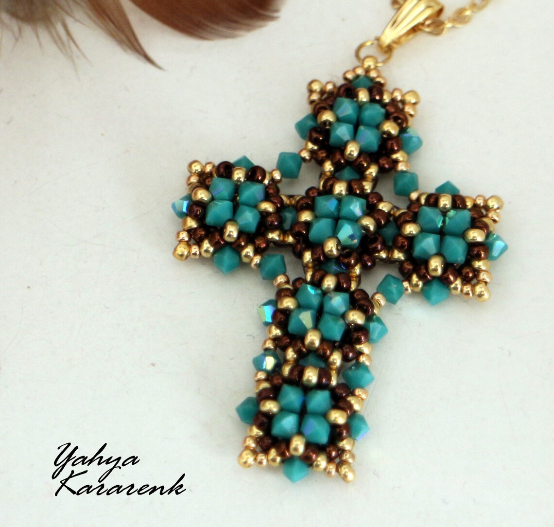 DRAW Cross Pendant Tutorial: PDF - Etsy