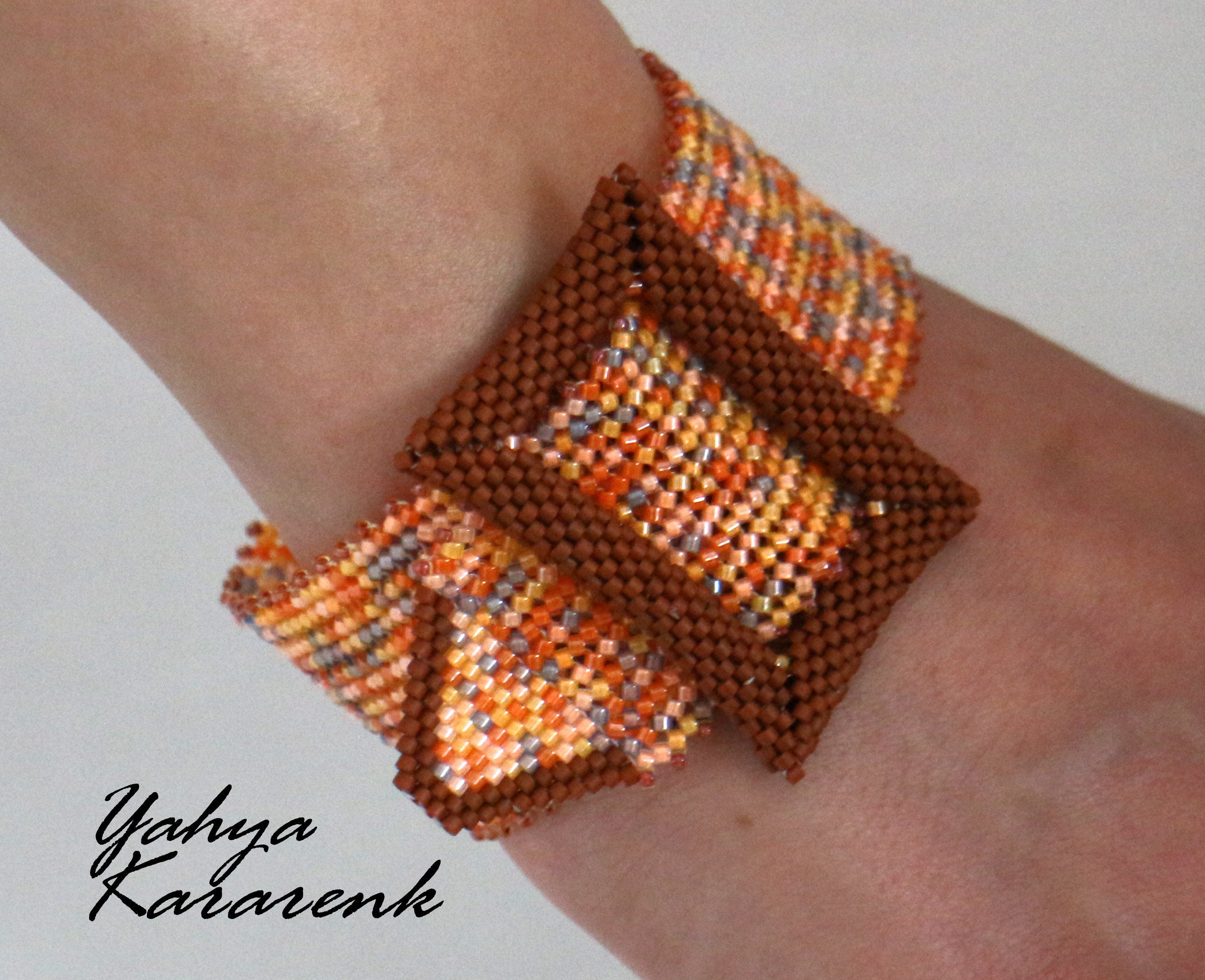 Belt Peyote Bracelet - Etsy