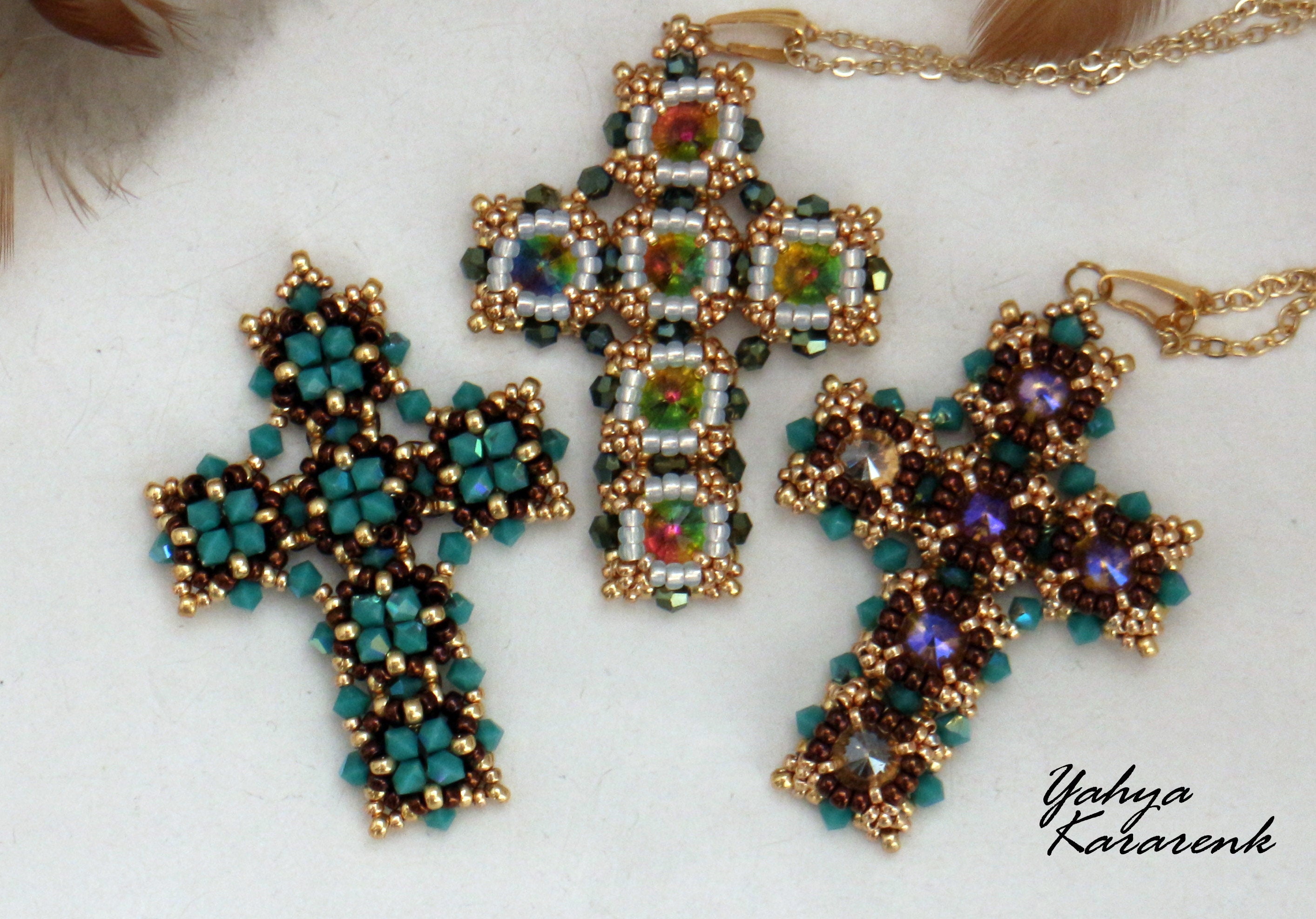 21-DRAW Cross Pendant Tutorial: PDF - Etsy