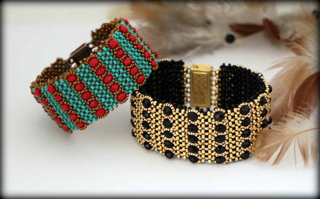 15-beaded Bracelet Tutorial: MRAW Pattern (PDF) - Etsy