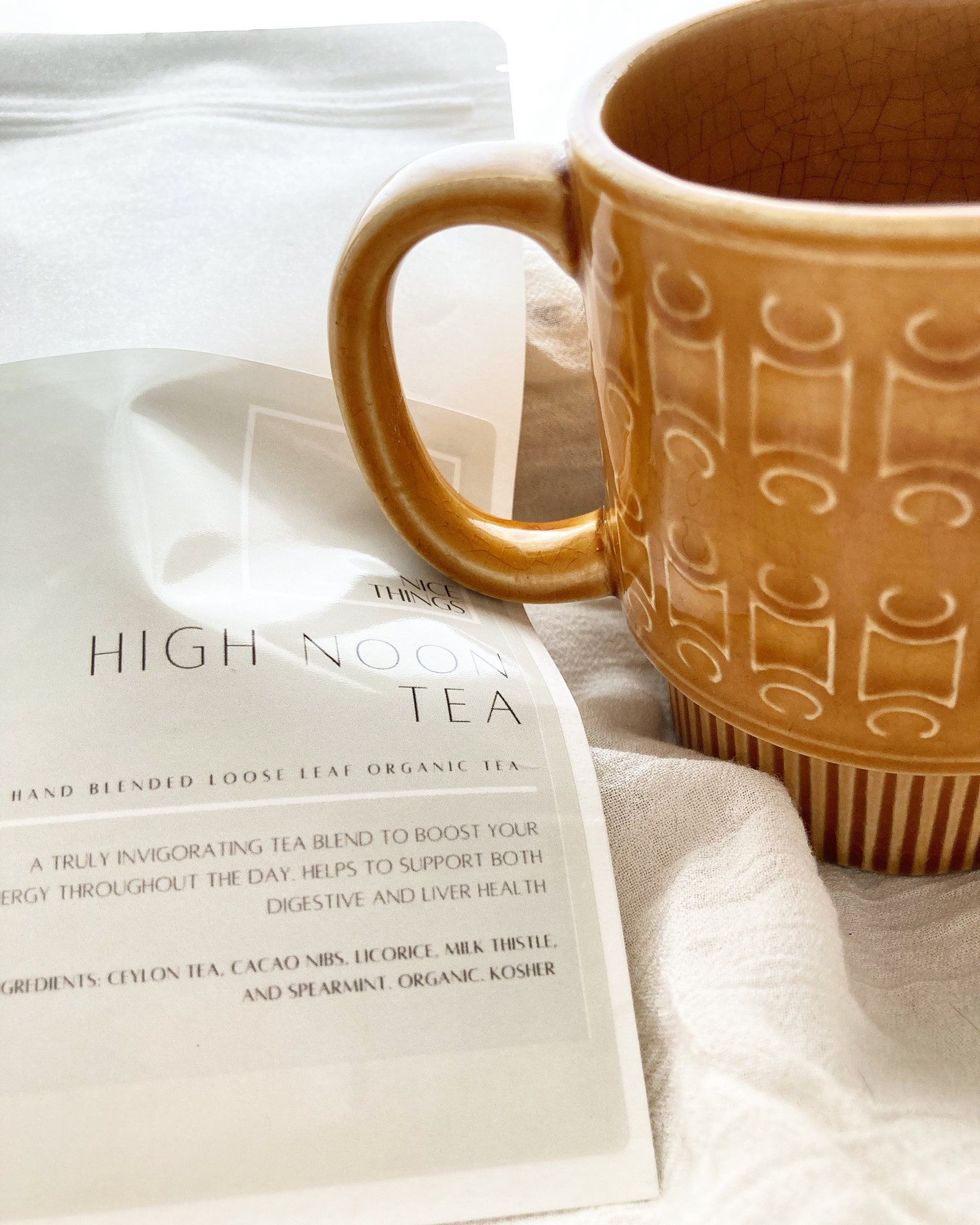 High Noon Tea by NICE THINGS Organic Herbal Loose Tea Kosher - Etsy