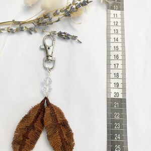 Denim Feather Keychain, Fabric Keychain, Sustainable Fashion, Upcycled ...